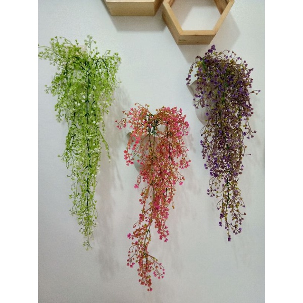 Jual Bunga Juntai bunga juntai plastik bunga tempel dinding pot bunga ...