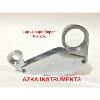 Jual Kaca Pembesar Hand Lens Lup Geologi Loupe Ruper 10x 20x | Shopee ...