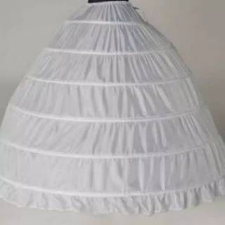 Jual PETTICOAT PETIKUT PETIKOT WEDDING DRESS 6 RING PENGEMBANG GAUN ...