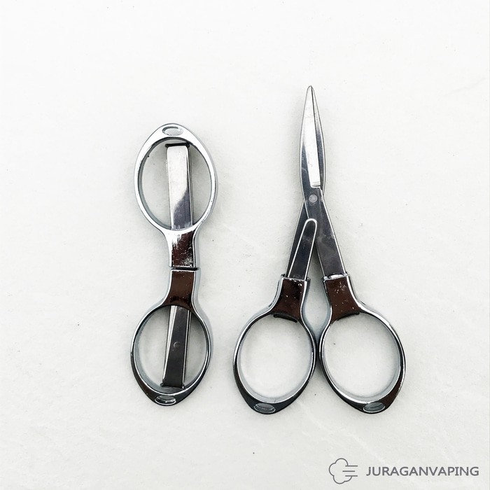 Jual GUNTING LIPAT MINI SS KECIL FOLDING SCISSOR GUNTING STAINLESS ...