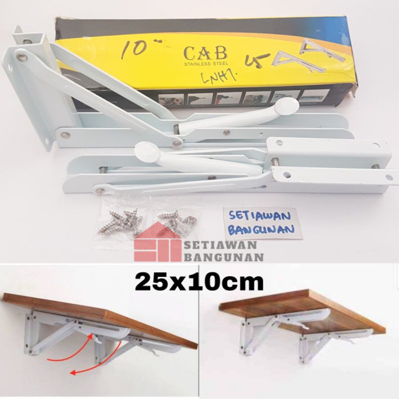 Jual Siku Rak Lipat / Siku / Siku Sokong / Bracket CAB 10" 25 cm ...