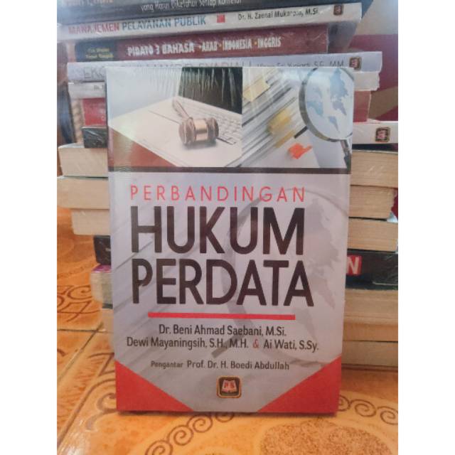 Jual Buku Perbandingan Hukum Perdata Karya Beni Ahmad Saebani, Dewi Mayaningsih & Ai Waty ...