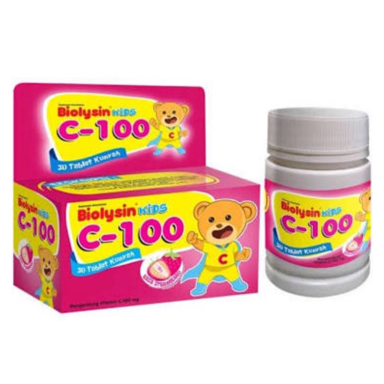 Jual Biolysin C 100 - 30 Tablet - Tablet Hisap | Shopee Indonesia