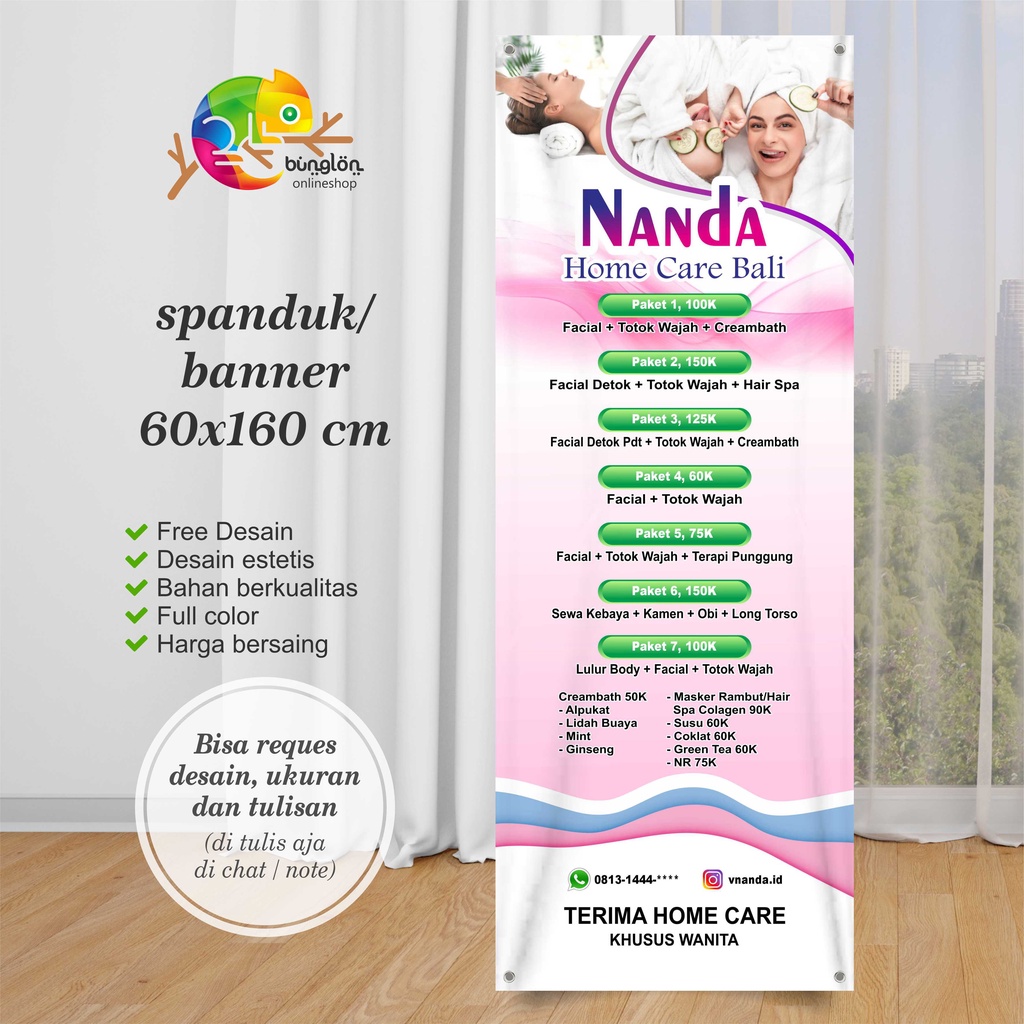 Jual Spanduk, Banner Home Care Indonesia|Shopee Indonesia