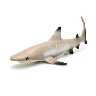 Jual Mainan miniatur ikan Hiu Sirip Hitam Blacktip Reef Shark Safari 13 ...