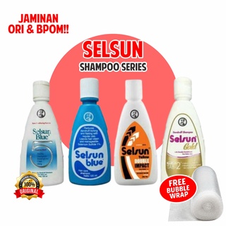 Jual Selsun Shampoo Sampo Anti Ketombe Blue Yellow Double Impact BPOM ...