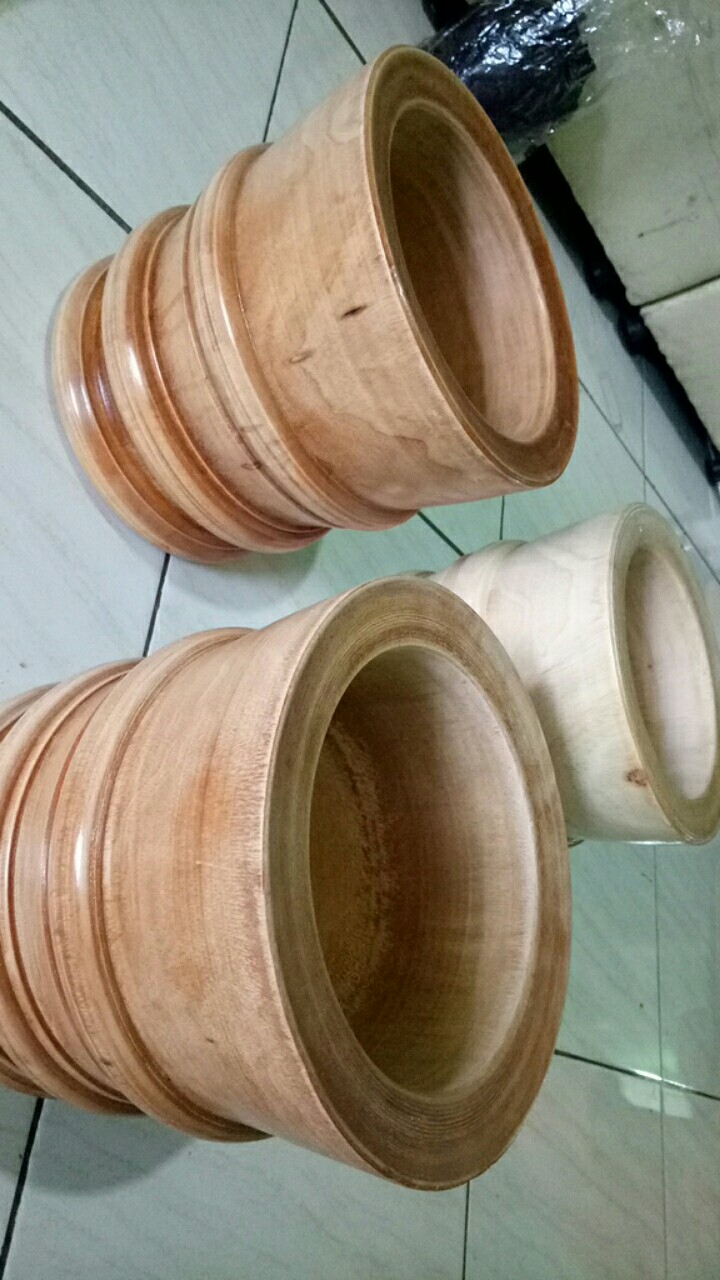 Tumbukan Kayu, Lumpang, Tumbukan Alu kayu Mahoni Natural Ukuran Besar ...