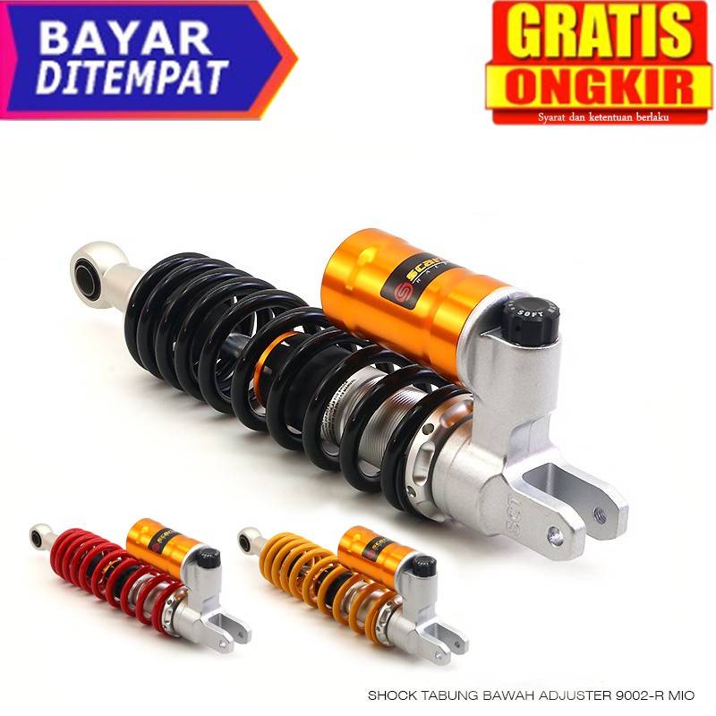 Jual Mono Shock Tabung Bawah Adjuster 9002 R Mio Black monoshock ...