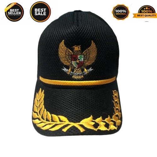 Jual COD(BAYAR DITEMPAT) Topi logo garuda topi doblemesh / Topi Garuda ...