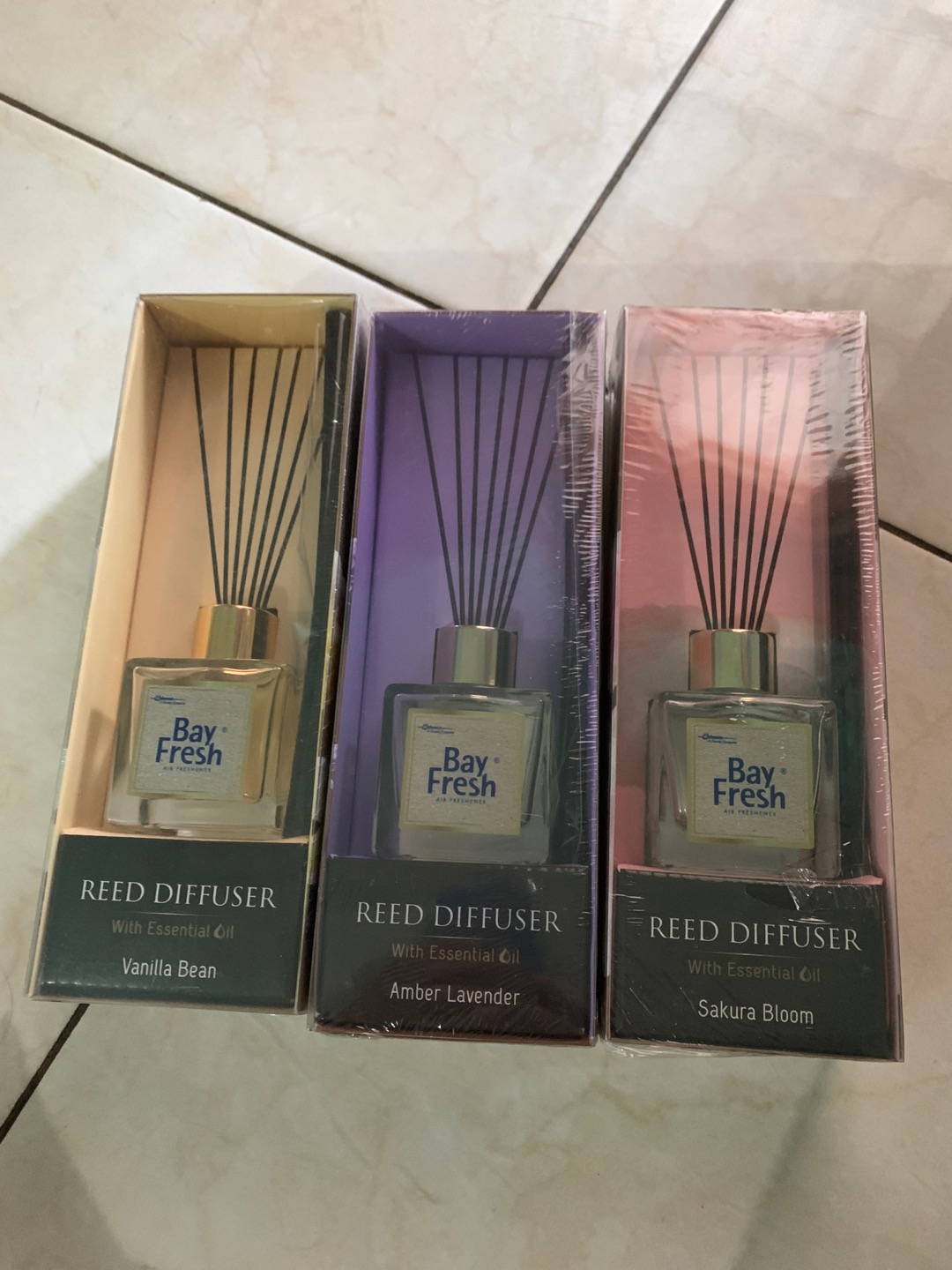 Bayfresh Reed Diffuser Sakura Bloom 30 ml With Essential Oil 100 % ...