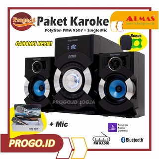 Jual SPEAKER SALON BLUETOOTH PORTABLE POLYTRON PMA 9507| MULTIMEDIA AUDIO PLAYER BT-SPEAKER ...