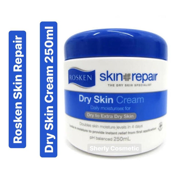 Jual Rosken Skin Repair Dry Skin Cream 250ml / Moisturizer / Pelembab ...