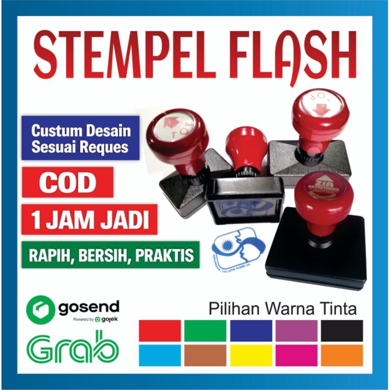 Jual Stempel Otomatis, Stempel Flash Cepat Murah | Shopee Indonesia