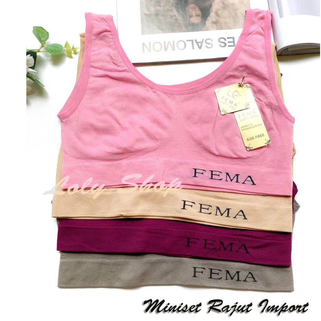 Jual Miniset Bra RAJUT Wanita Dewasa / Bra Remaja Tanpa Busa Premium ...
