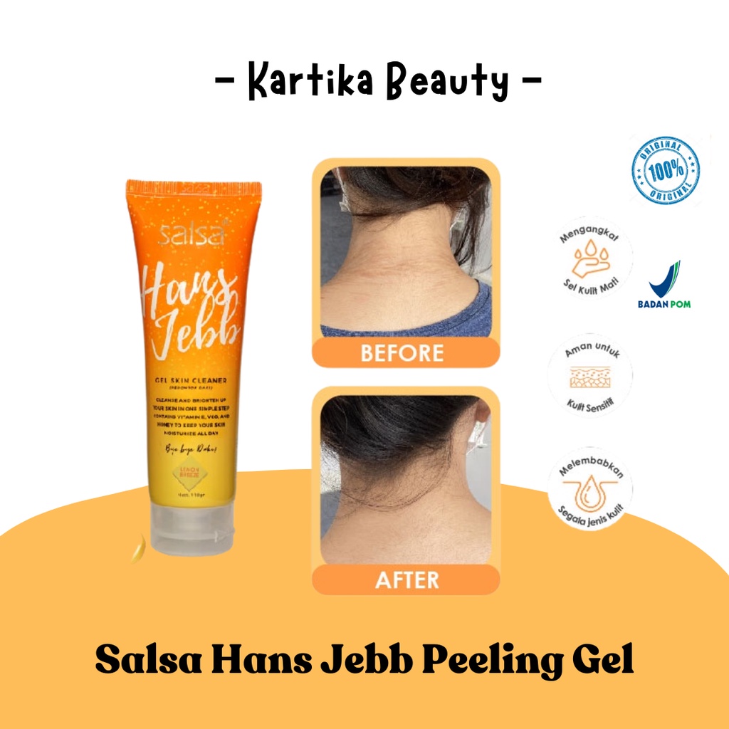 Jual SALSA HANS JEBB PEELING GEL PERONTOK DAKI BADAN KETIAK HITAM KULIT ...