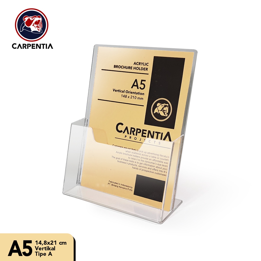 Jual Carpentia Brochure Holder Acrylic/Tempat Brosur Akrilik - A5 ...