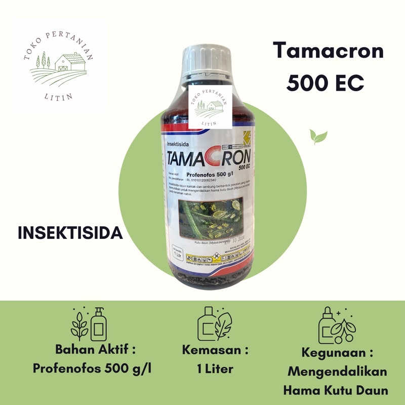 Jual Tamacron 500 EC - 1 Liter ( Insektisida ) Obat Pengendali Hama ...