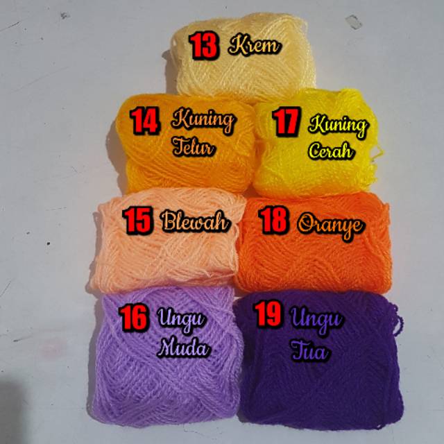 Jual Benang Woll / Benang Siet Kecil (3) Indonesia|Shopee Indonesia