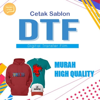 Jual Cetak Sablon DTF / Siap Press Ukuran A3 1Meter (Lebar 58 cm x ...