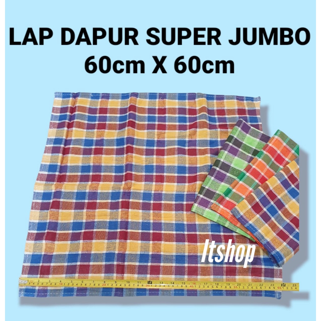 Jual ITSHOPING - Serbet Makan Jumbo Kain Lap Dapur Ukuran Besar 60x60cm ... Jual ITSHOPING - Serbet Makan Jumbo Kain Lap Dapur Ukuran Besar 60x60cm ...