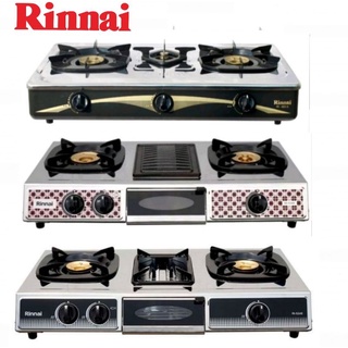 Jual Rinnai Kompor Gas RI-524A/524E 2 Tungku + 1 Tungku Grill Pan/RI ...
