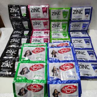 Jual Sampo zinc varian sachet isi 12 pcs ( varian kosong kiriim random ...