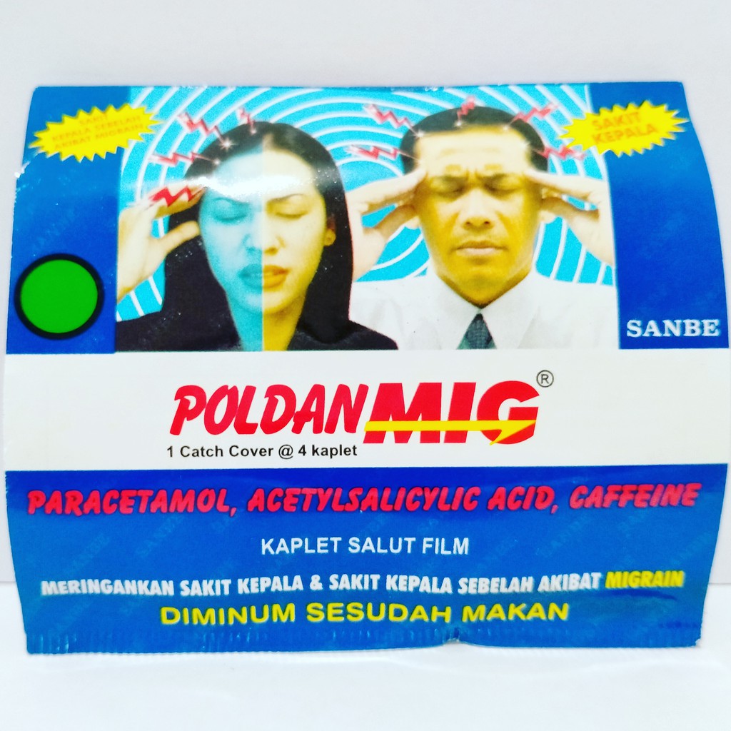 Jual Poldanmig obat sakit kepala 1 lembar / SATUAN | Shopee Indonesia