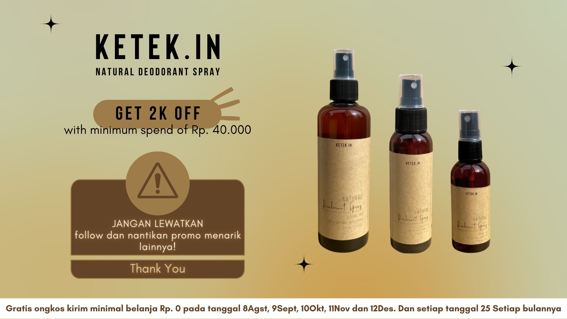 Produk ketek.in | Shopee Indonesia