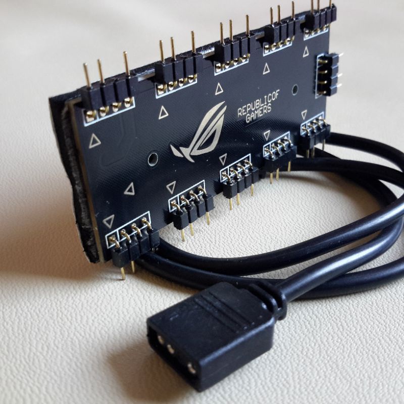 Jual ARGB A-RGB DRGB Addressable Digital RGB HUB Splitter 4P-1 3 Pin 5V ...