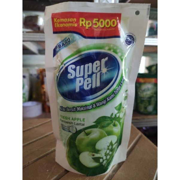Jual Superpell Pembersih Lantai Fresh Apple 280ml | Shopee Indonesia