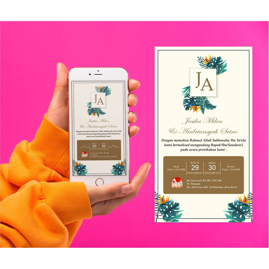 Jual undangan online undangan digital undangan elektronik undangan ...