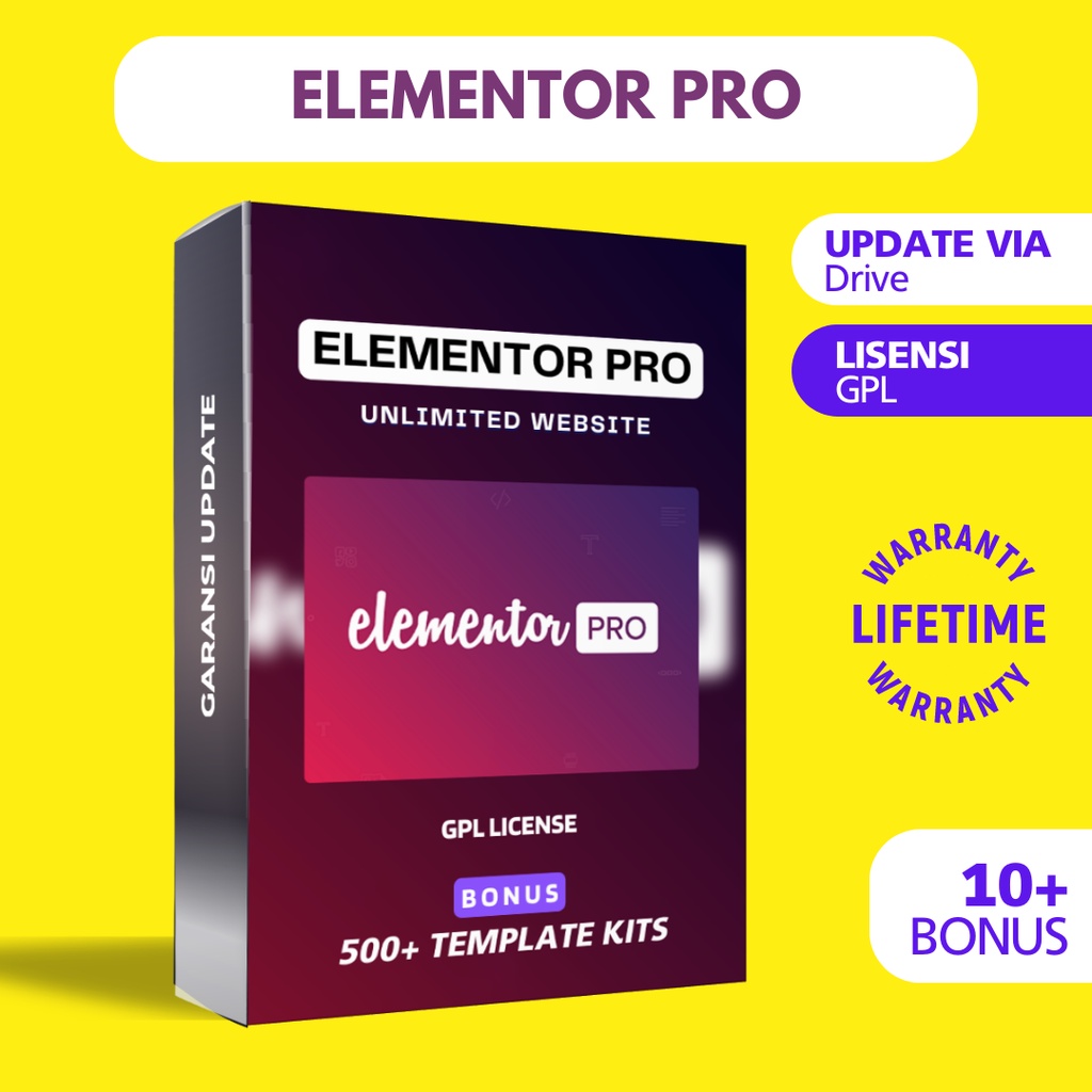 Jual Elementor Pro Lisensi GPL Unlimited Website | Shopee Indonesia