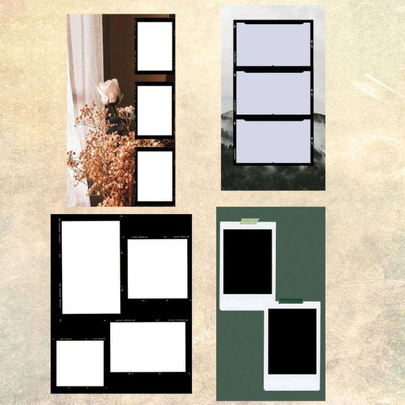 Jual (COD) Cetak Foto Polaroid ukuran 2R frame AESTHETIC UCULLL ...