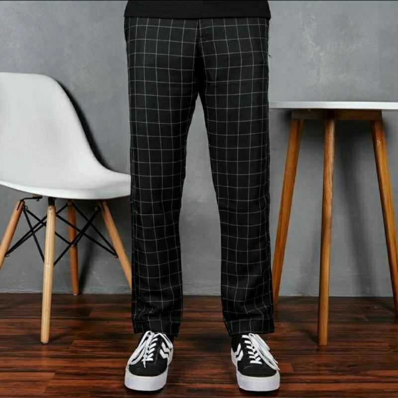 Jual CELANA MOTIF KOTAK KOTAK PRIA SKINNY MODEL STRETH SLIMFIT PANTS ... Jual CELANA MOTIF KOTAK KOTAK PRIA SKINNY MODEL STRETH SLIMFIT PANTS ...
