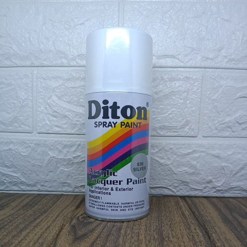 Jual Pilox pylox pilok cat semprot diton 300 cc 300cc warna silver 836 | Shopee Indonesia