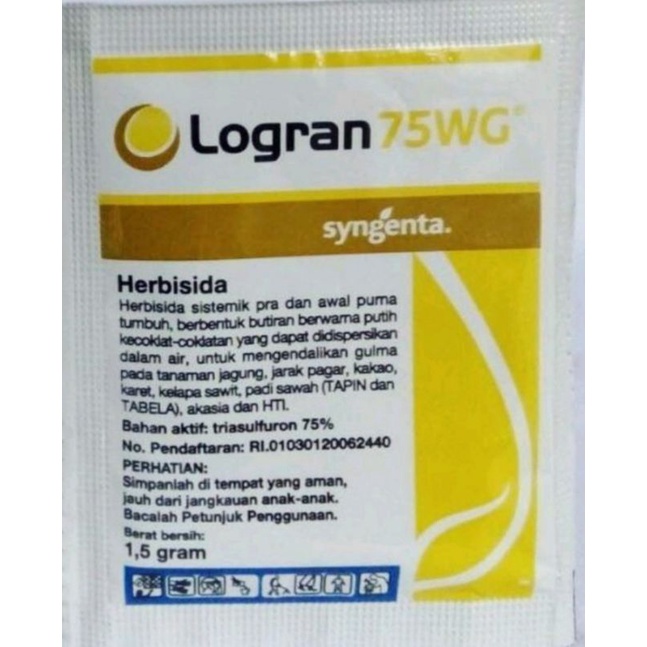 Jual Herbisida Sistemik Pra Tumbuh Sygenta Logran 75WG 1,5 gram ...