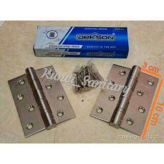 Jual Engsel Pintu 4 inch Tebal 3 mm Merek Dekkson / Engsel 4 inch ...