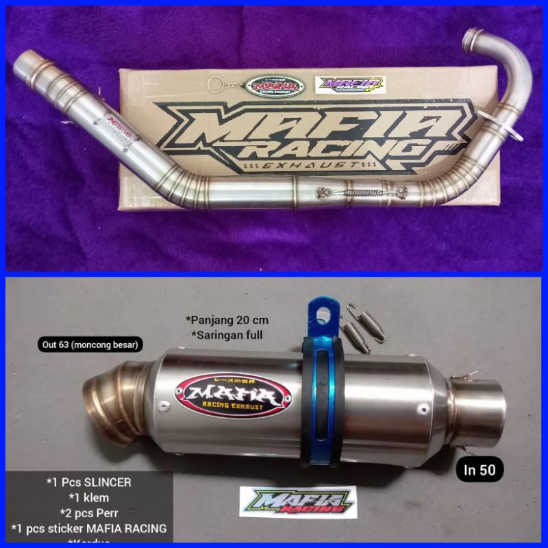 Jual knalpot original MAFIA racing exhaust PNP satria Fu karbu wajib UB ...