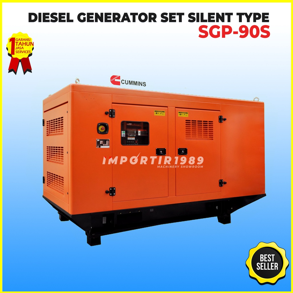 Jual Genset Diesel Listrik 90 Kw Generator Set Silent AKS - SGP90S ...