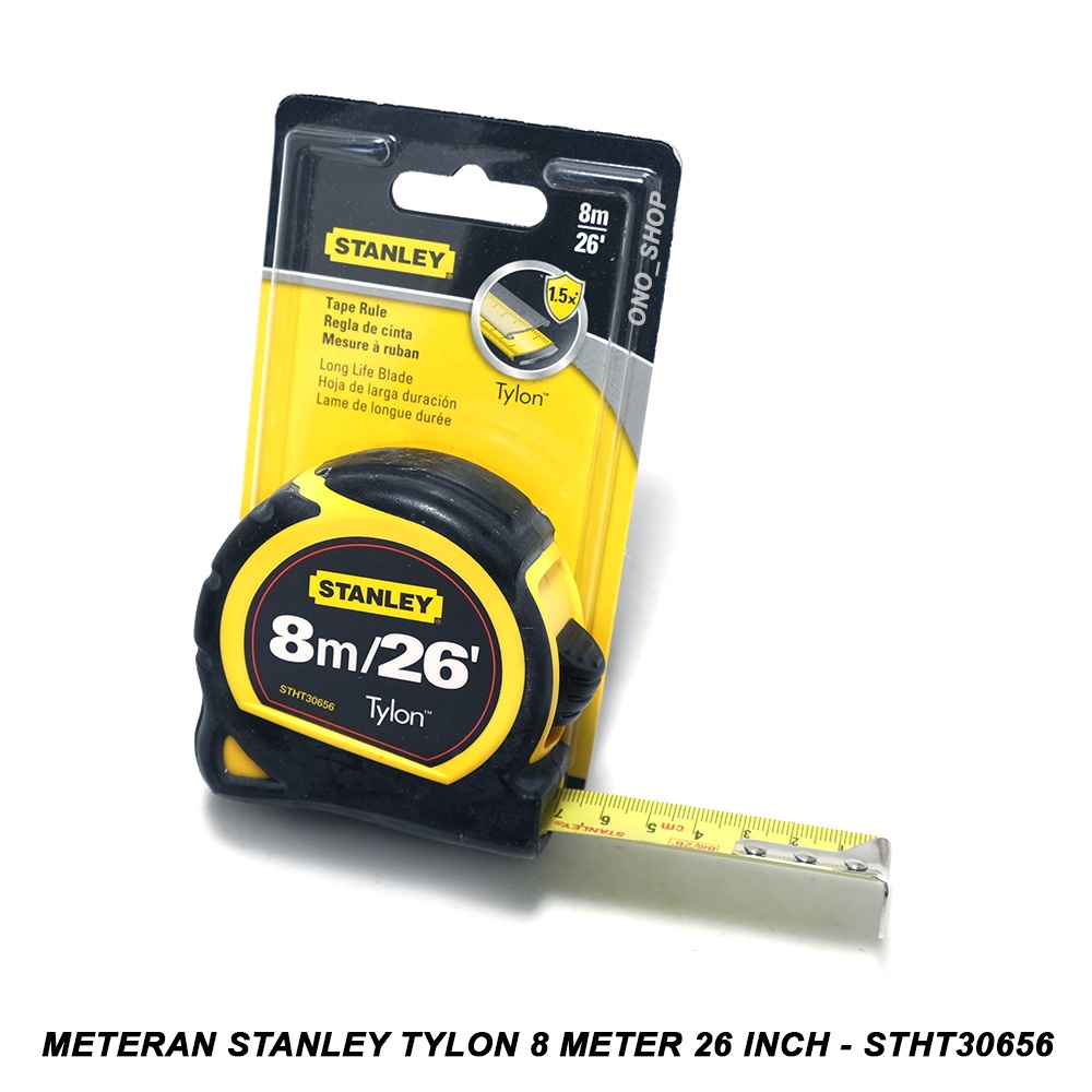 Jual Meteran Stanley Tylon 8 Meter 26 Feet - STHT30656 | Shopee Indonesia