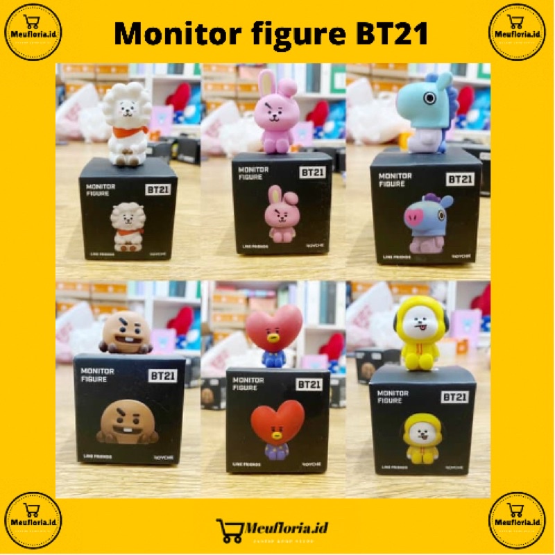 Jual [Ready] MONITOR FIGURE OFFICIAL BT21 MINI FIGURE BT21 | Shopee ...