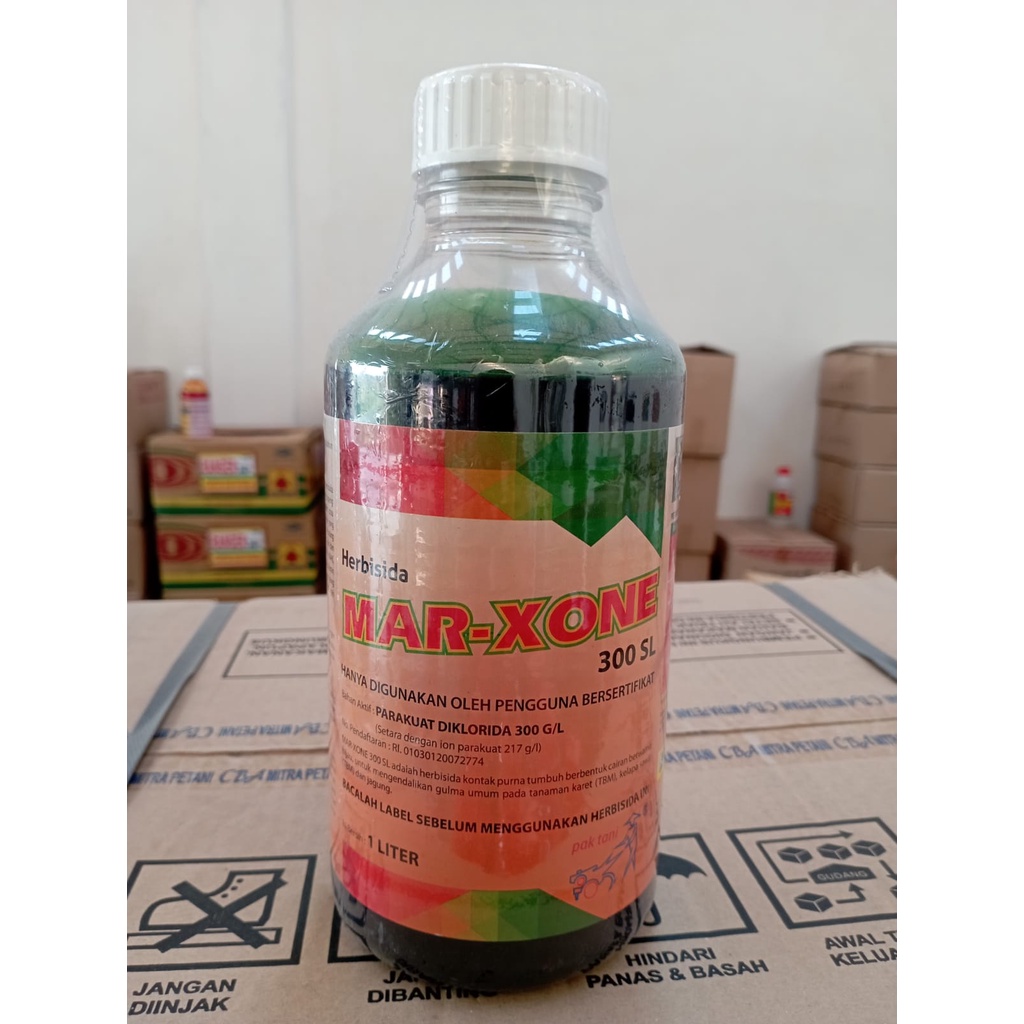 Jual Herbisida Kontak Marxone 300 SL kemasan 1 liter | Shopee Indonesia