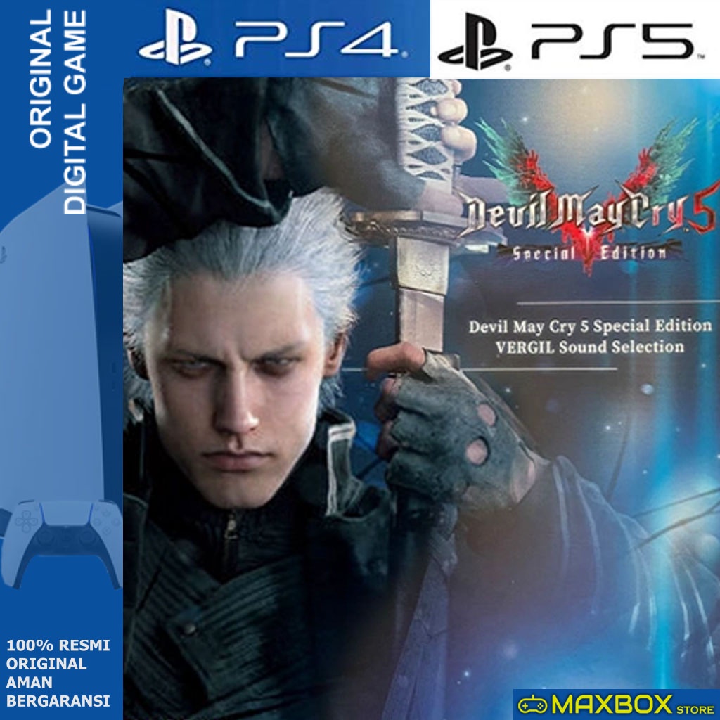 Jual Devil May Cry 5 + Vergil PS4 PS5 Original Digital Game | Shopee Indonesia