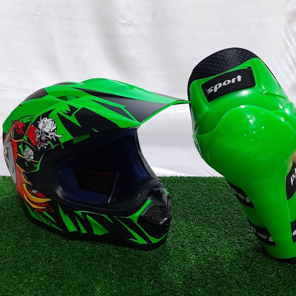 Jual HELM CROSS / HELM SCOTT MX 7 SENIOR / HELM BALAP | Shopee Indonesia