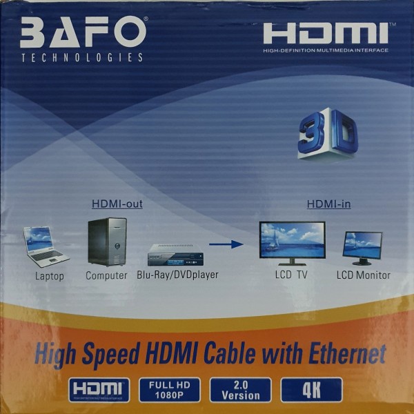 Jual Kabel HDMI 10 Meter BAFO Original | Shopee Indonesia