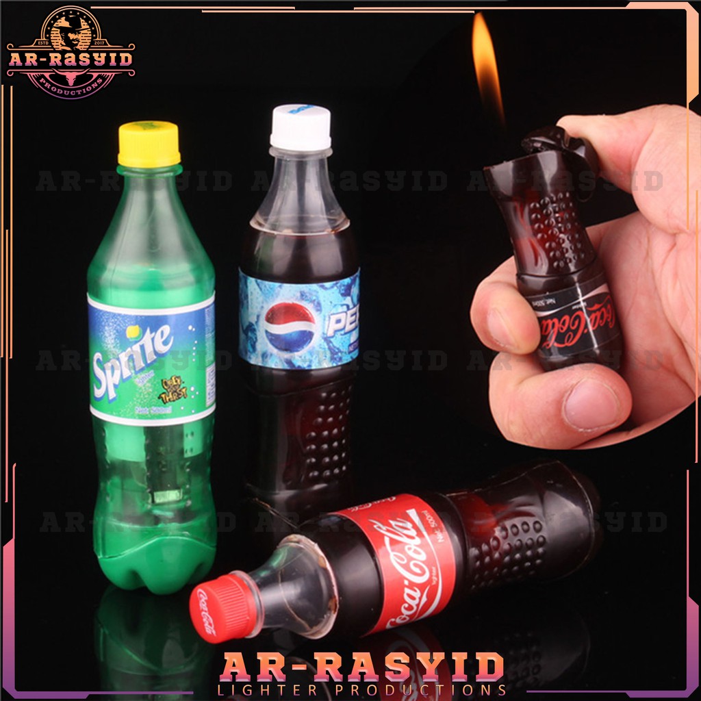 Jual Korek Api Gas Model Botol Minuman Soft Drink Sprite Coca Cola ...