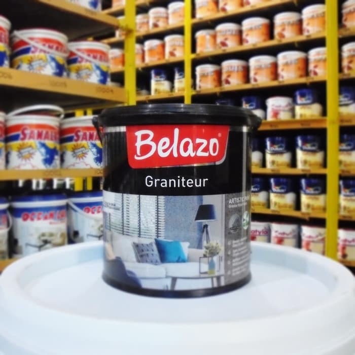 Jual CAT TEMBOK BELAZO GRANITEUR 2,5 LITER - CAT EFEK GRANIT | Shopee ...
