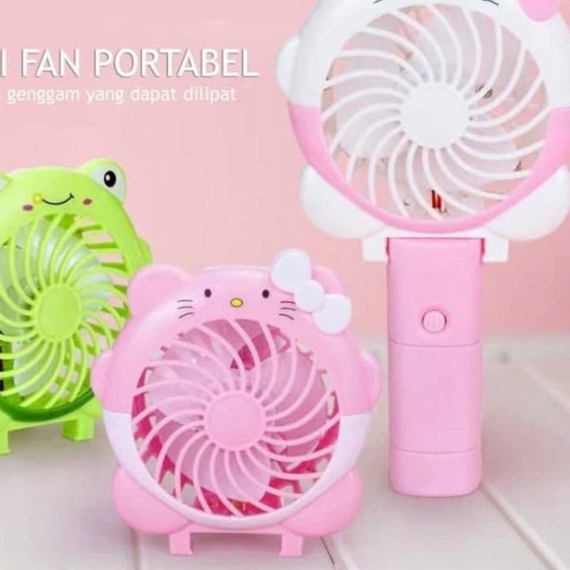 Jual Kipas Mini Fan Cute Cartoon / MINI FAN / CUTE CARTOON FAN PORTABLE ...