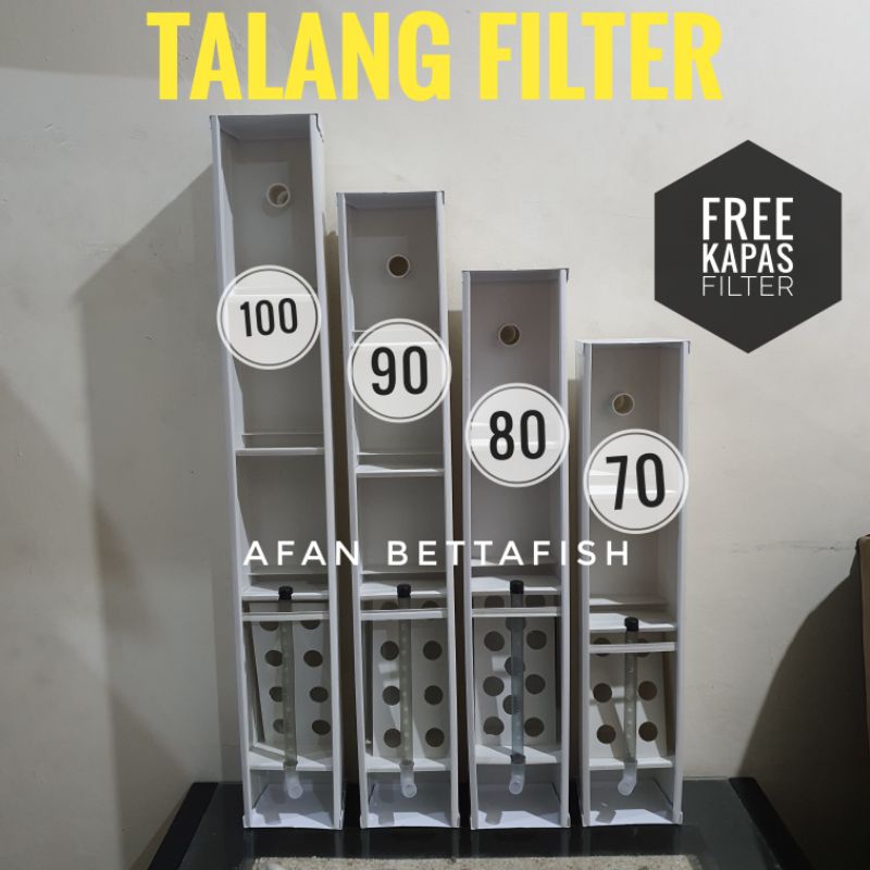 Jual TOP FILTER TALANG AQUARIUM UK 70 80 90 100 CM FILTER ATAS AKUARIUM ...