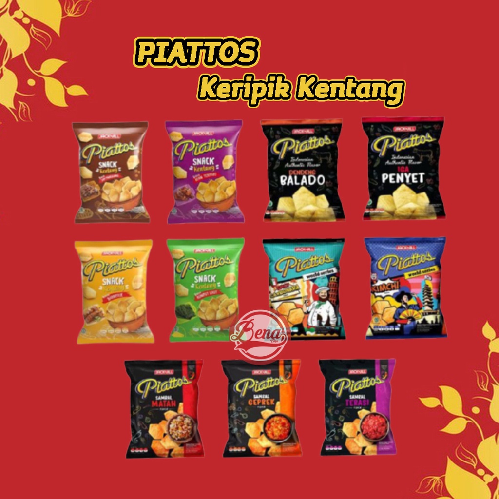 Jual PIATTOS 75 GRAM - KERIPIK KENTANG | Shopee Indonesia